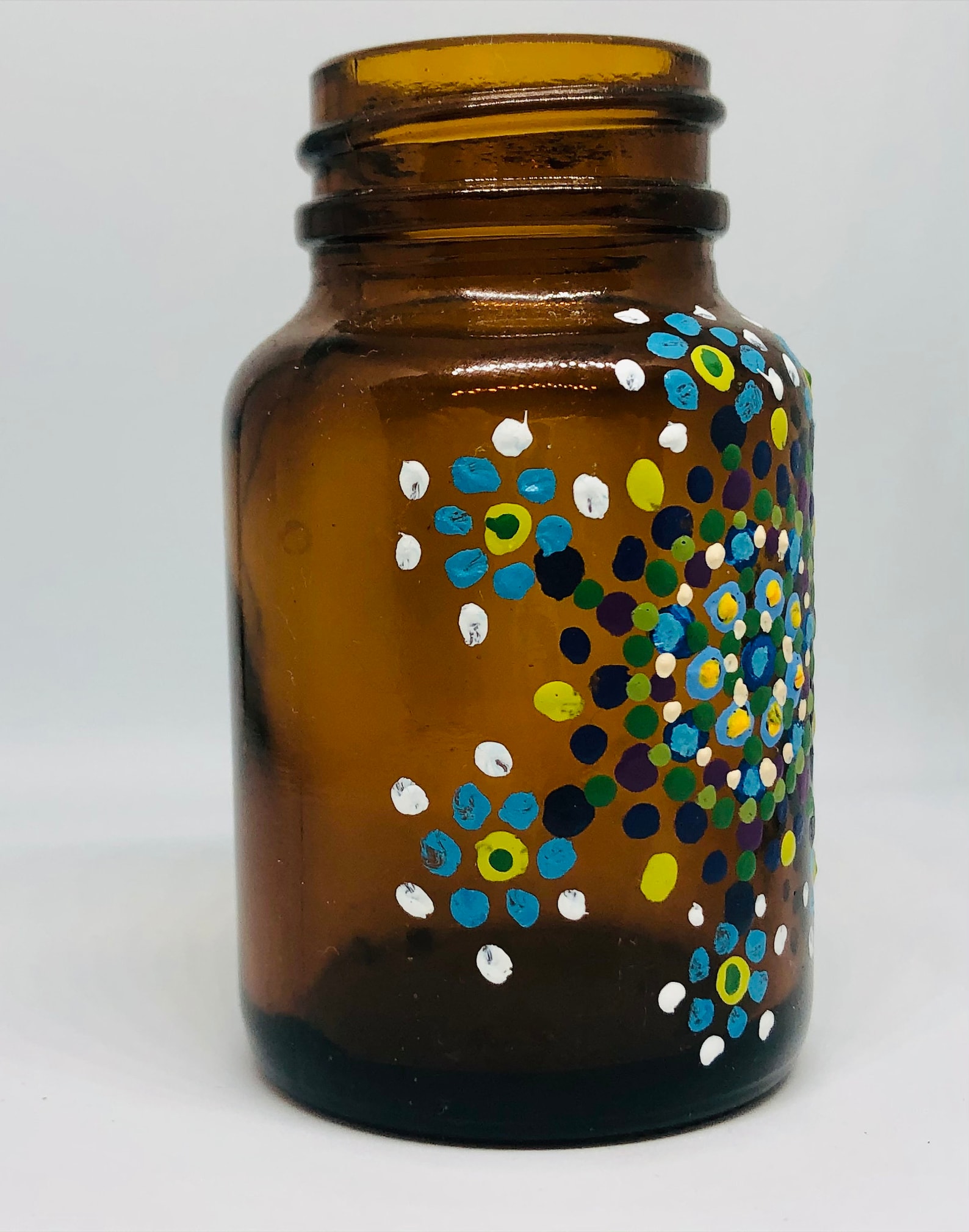 Handpainted Mandala Bud Vase - Etsy