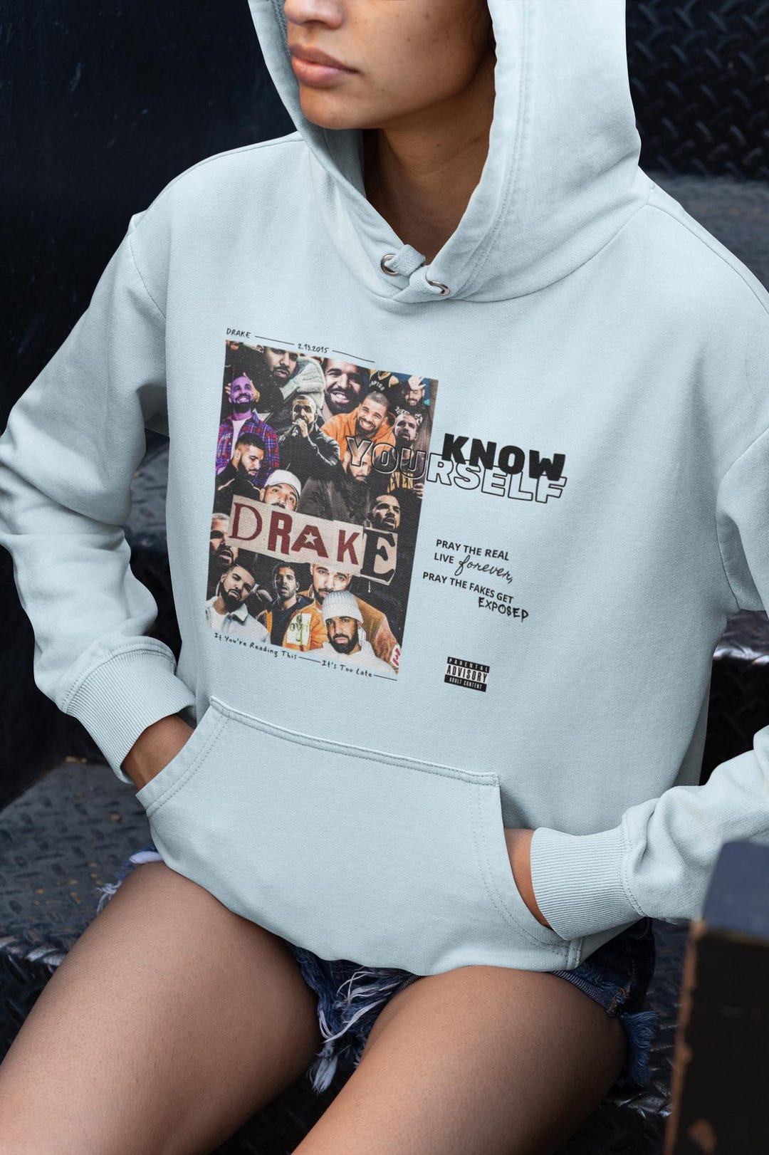Drizzy Drake Hoodie Drake Album Art Comfy Hoodie Champagne Papi Rapper ...