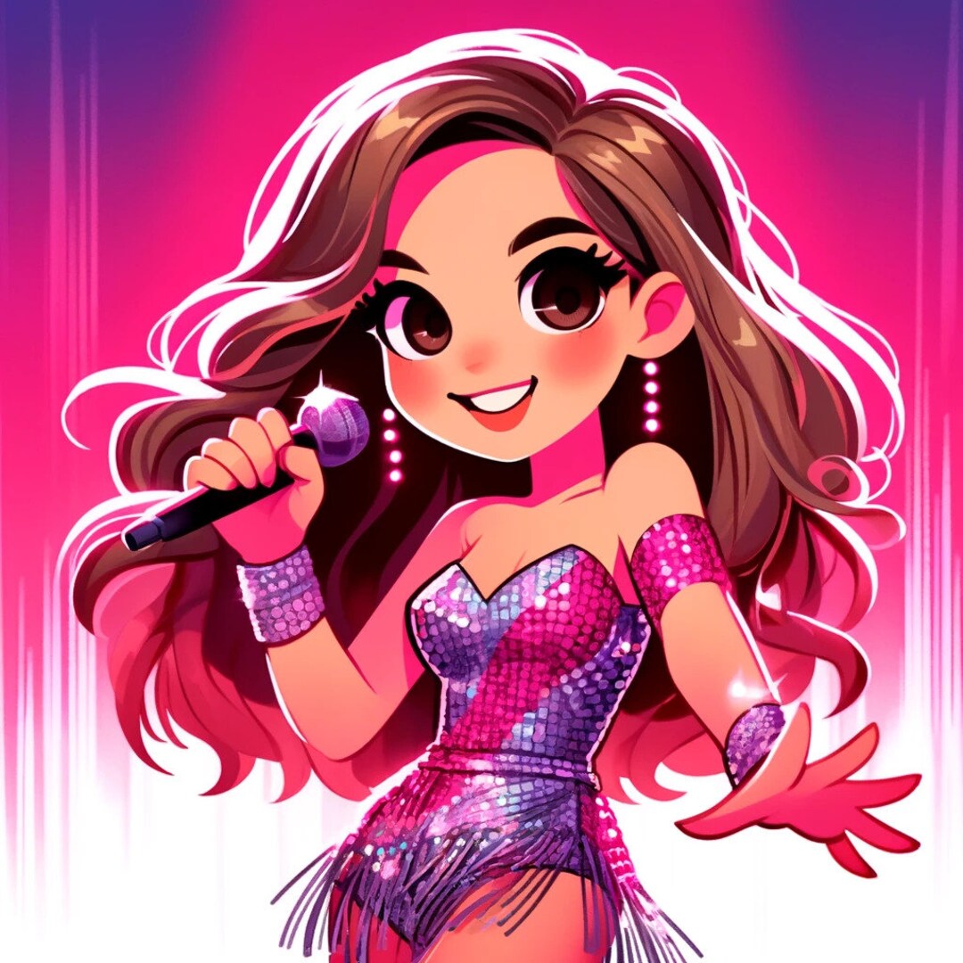 Taylor Swift Cartoon Posters Prints, Taylor Album Covers, Wall Posters ...
