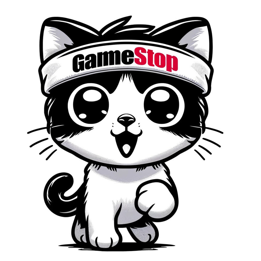 Gamestop Cat Photo - Etsy