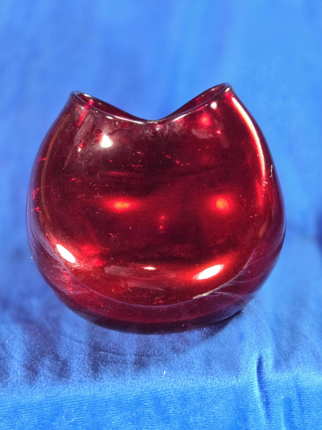 Vintage Blenko Ruby Color Glass Ruby Color - Etsy