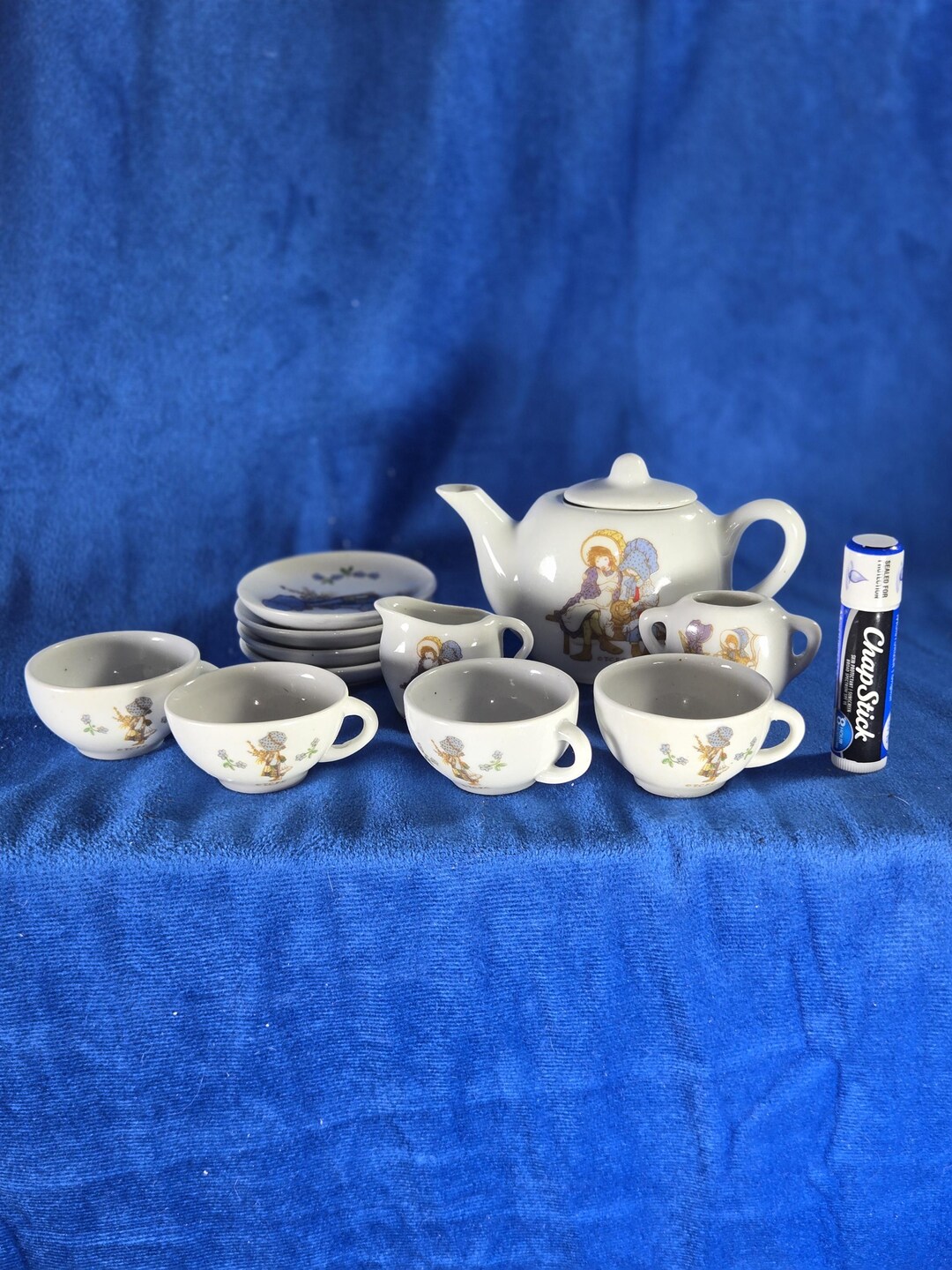 Vintage Holly Hobby Miniatures Tea Set Complete - Etsy