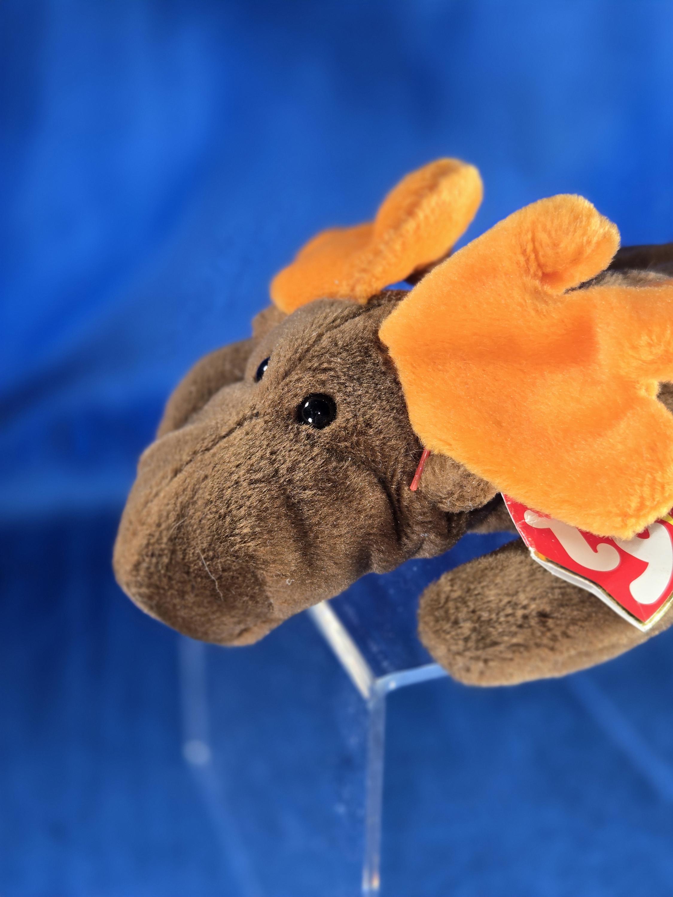 Vintage Ty Beanie Baby "chocolate" the Moose (1993) – Brown Plush Moose ...