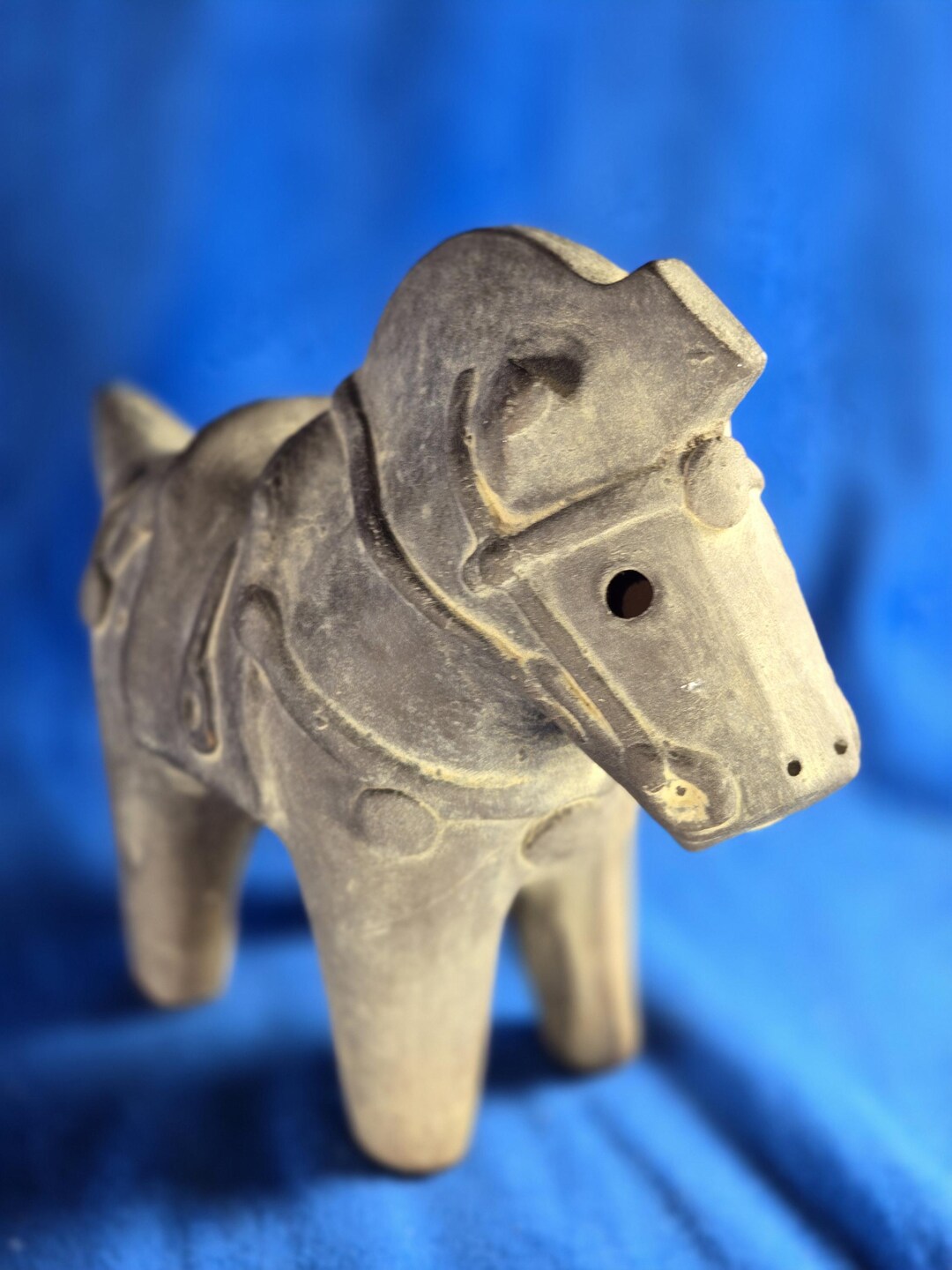 Vintage Japanese Haniwa Style Clay Horse Figurine – Rustic Handmade ...