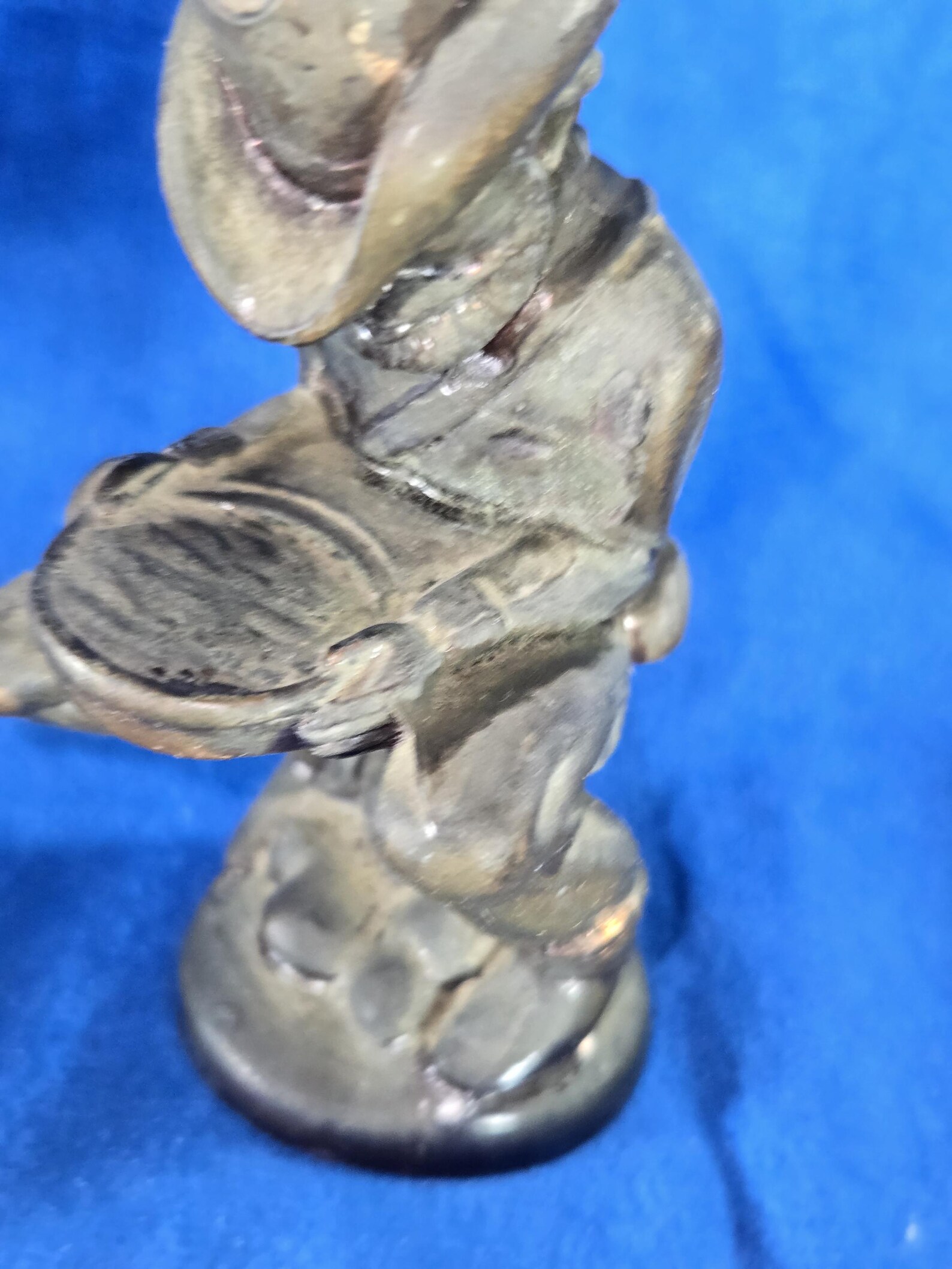 Vintage Cast Iron Miniature Figurine Miner - Etsy