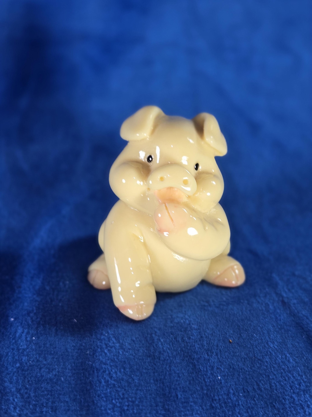 Vintage Asian Pig Figurines Acrylic/resin - Etsy