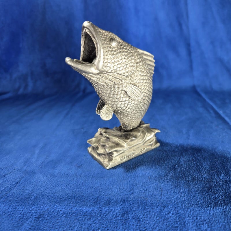 Fish Figurine Pewter - Etsy