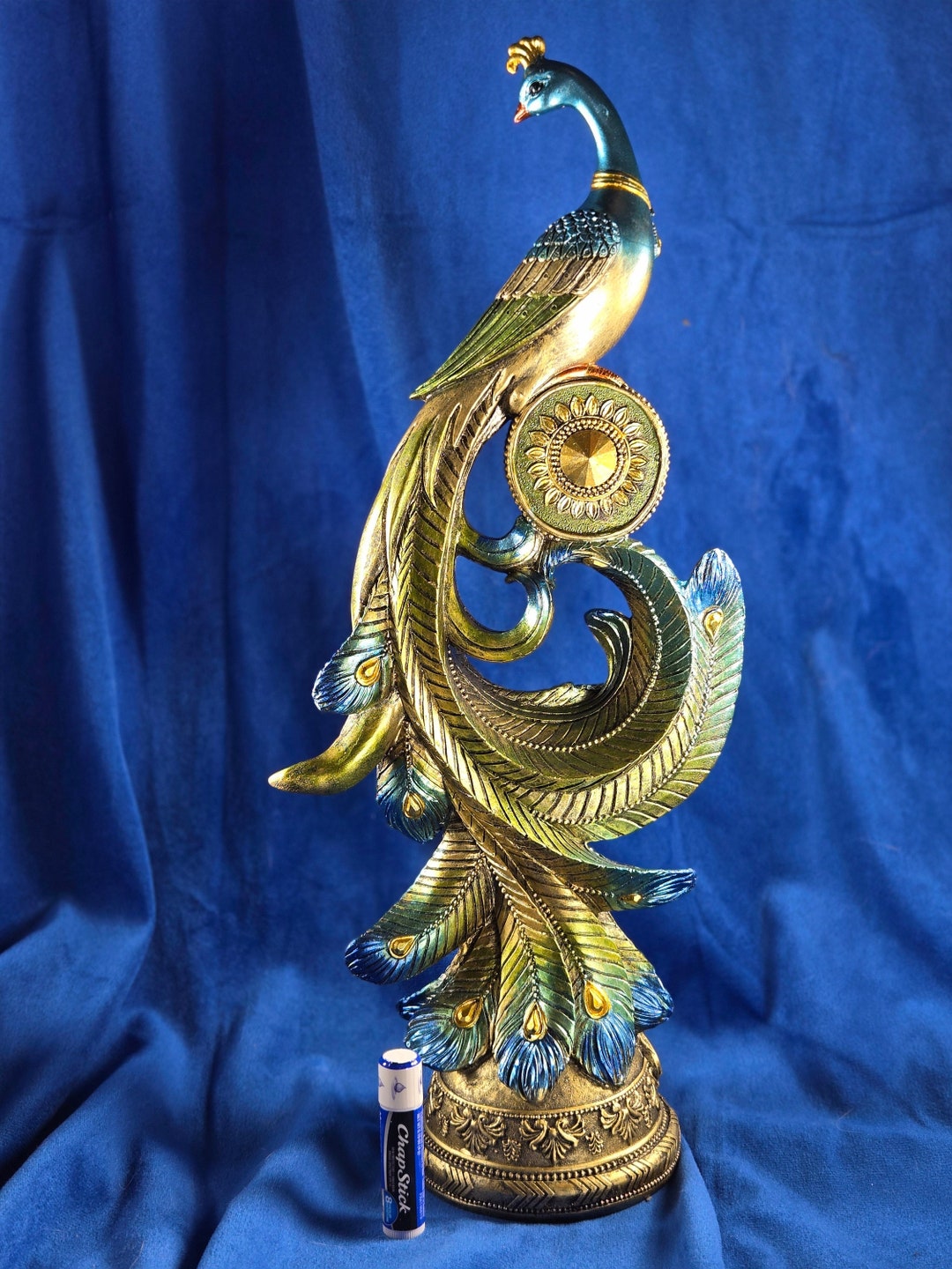 Vintage Indoor Decorative Peacock Figurine - Etsy