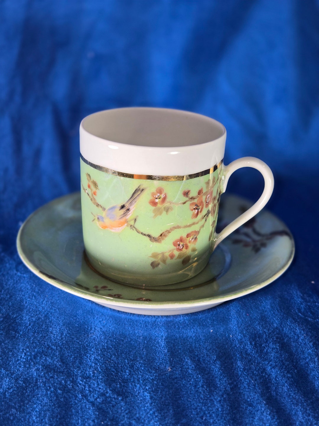 Vintage Hutschenreuther German Cup and Karolina Polish Saucer Set - Etsy