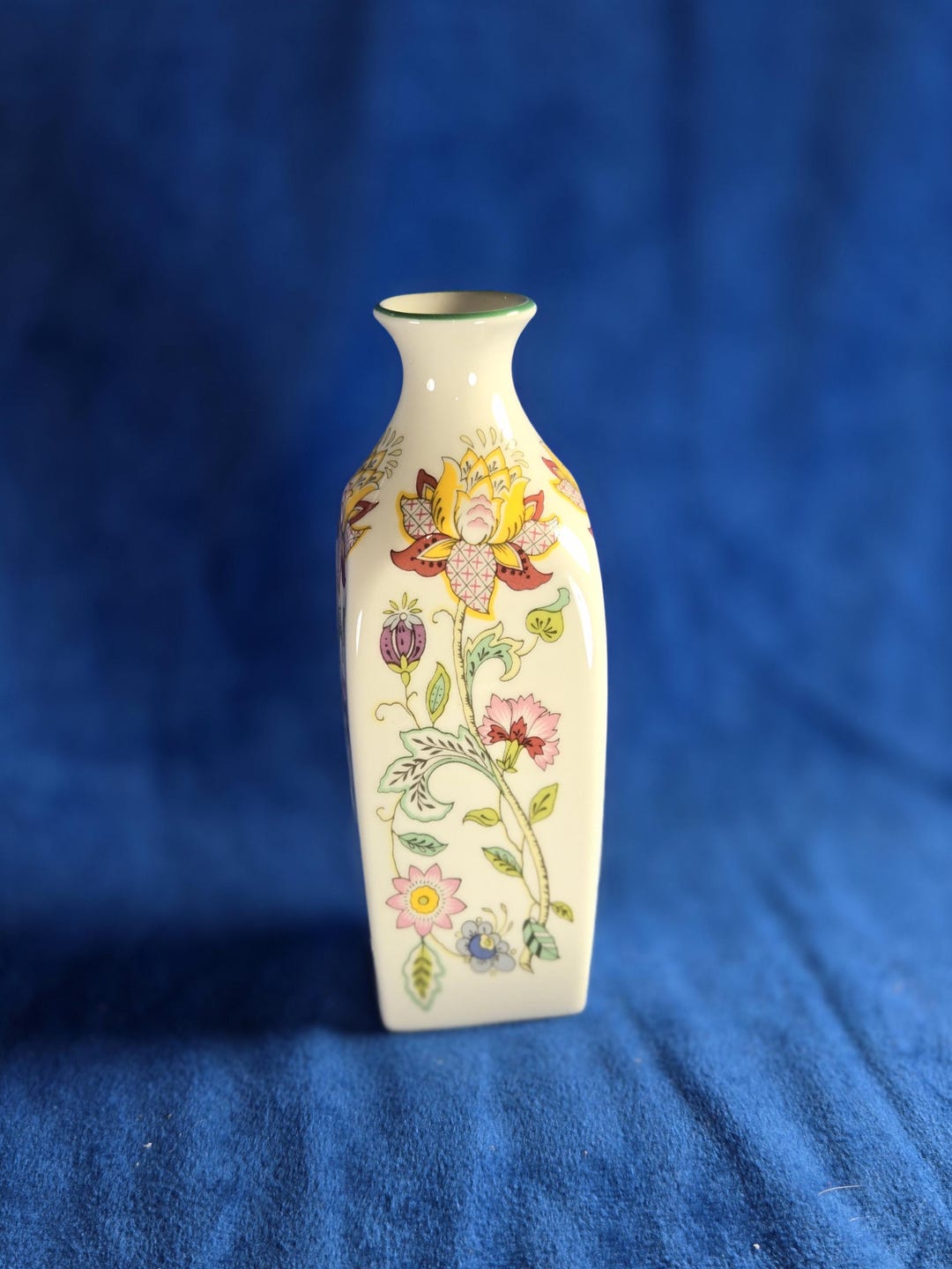 Vintage 5 Minton Haddon Hall Bud Vase Elegant Bone China With Floral ...