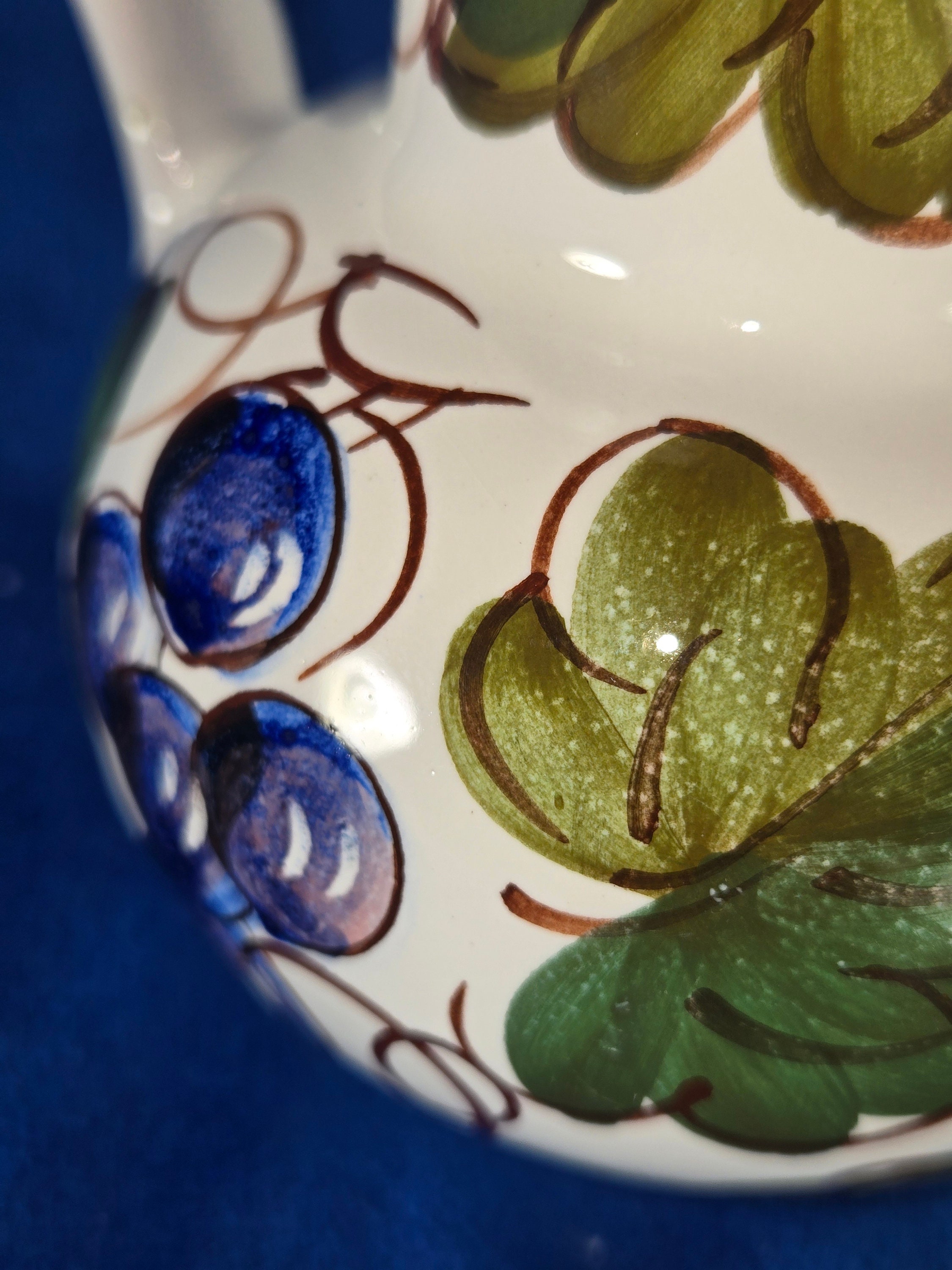 Vintage Italian Small Hand Painted Pitcher - Etsy