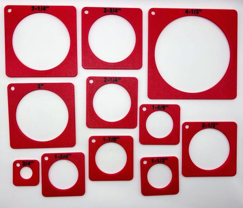 Potato Size Gauge | Quick Reference Measuring Tool | Plastic Crop Sizer ...