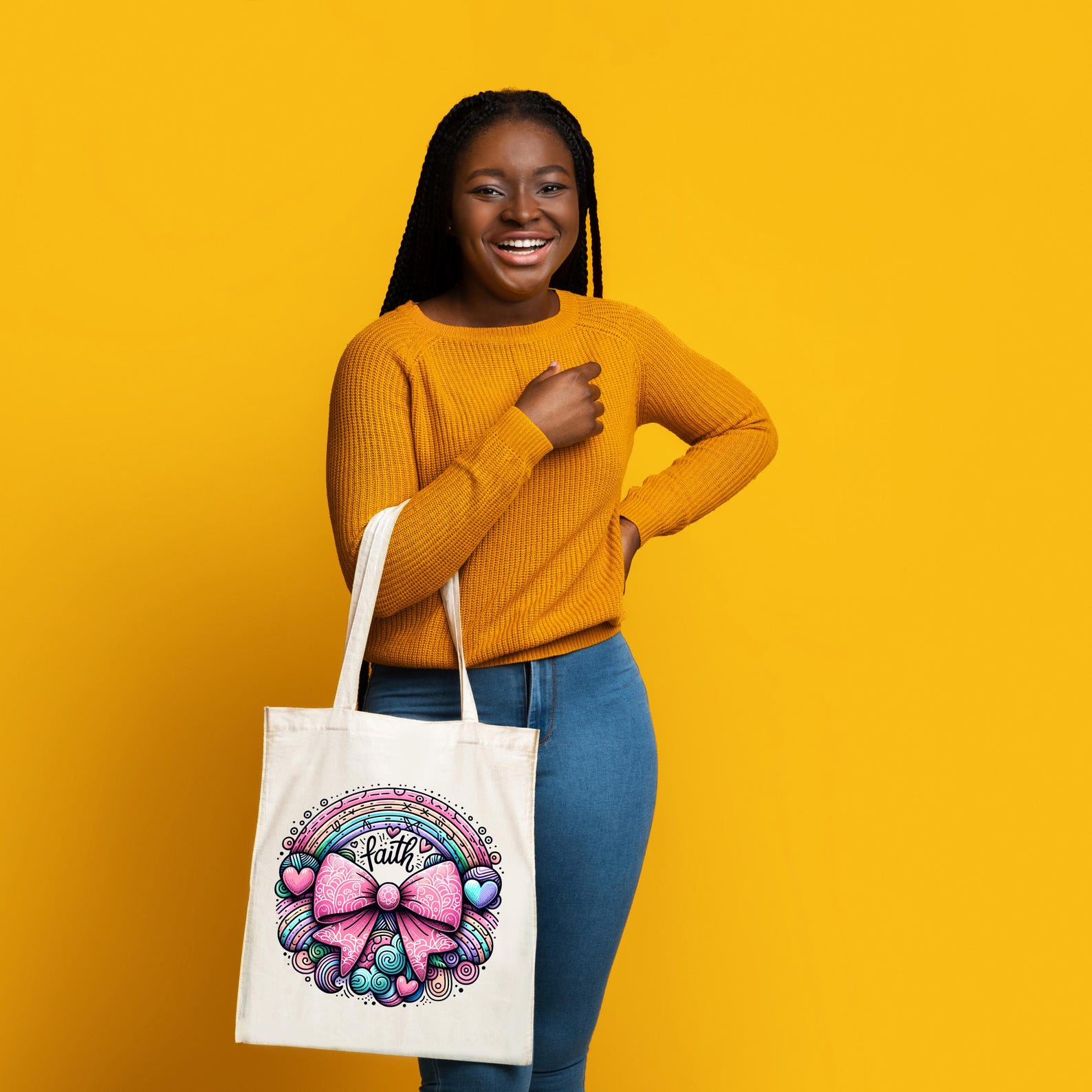 Faith Pink Bow PNG, Positive Affirmation PNG, Coquette Christian Quote ...