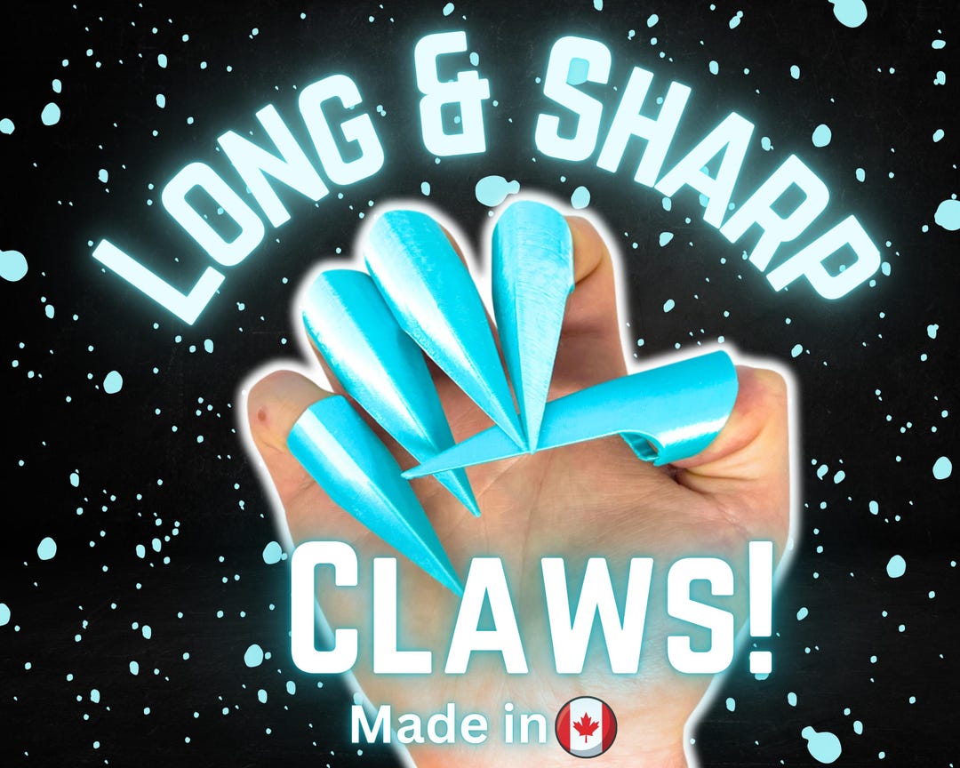 Long Finger Claws Radio Demon Claws Halloween Claw Gloves Cat Women ...