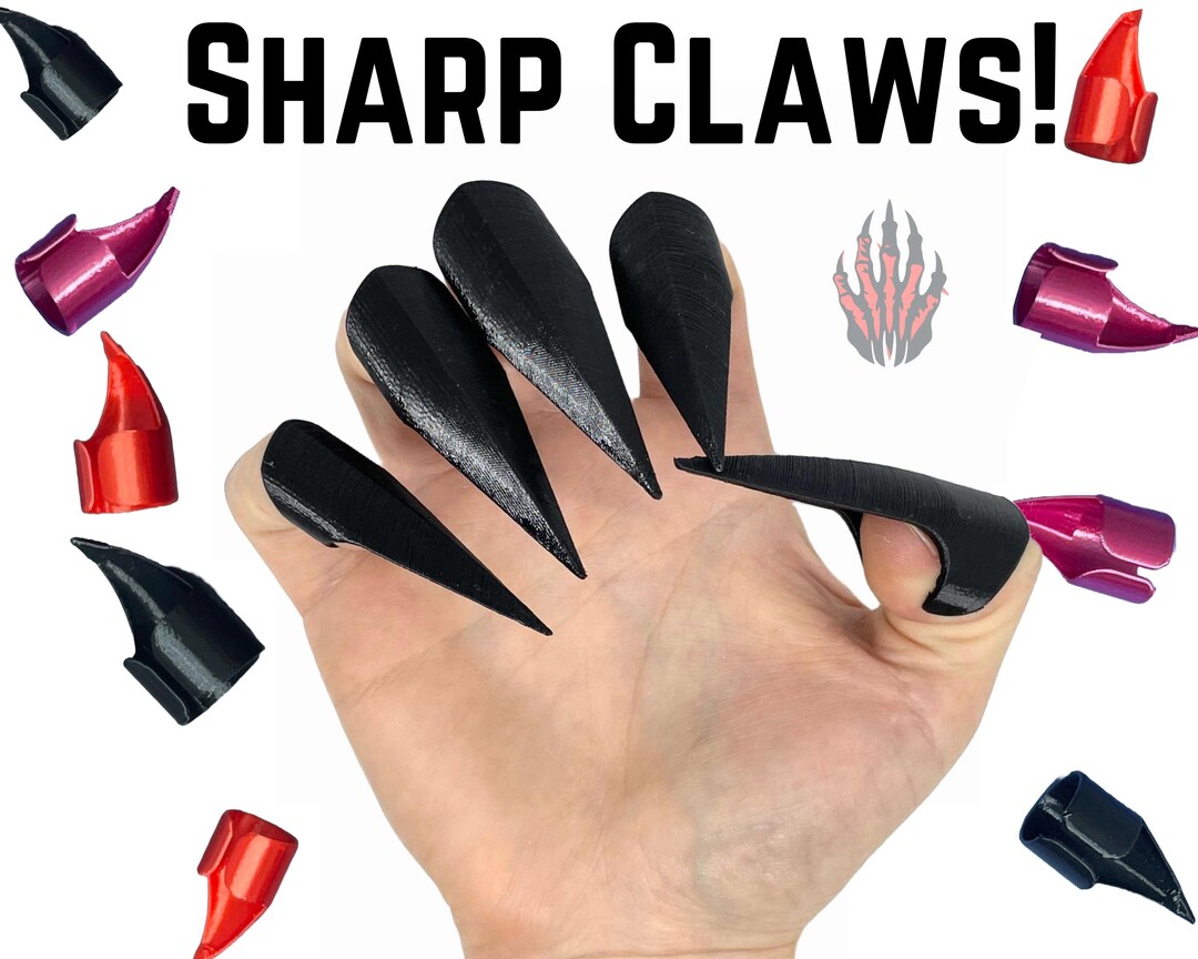 Cosplay Finger Claws Cat Women Claws Plastic Claws Lucifer Claws Finger ...