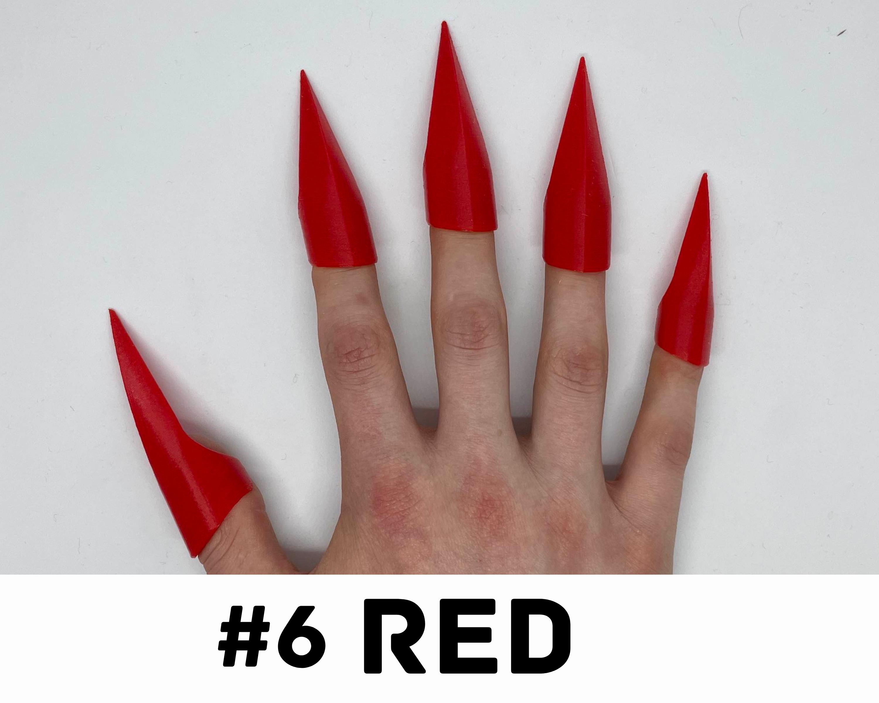 Long Finger Claws Halloween Claws Cat Women Claws Plastic Claws Lucifer ...