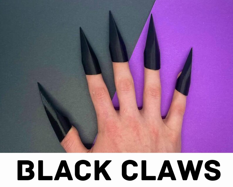 Cosplay Finger Claws Cat Women Claws Plastic Claws Lucifer Claws Finger ...