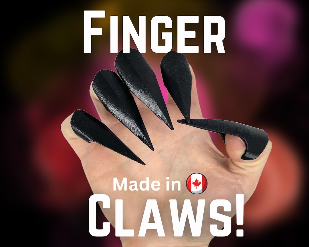 Long Finger Claws | Halloween Claws | Cat Women Claws Plastic Claws ...