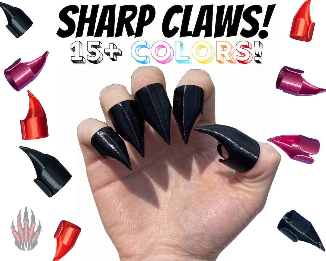 Cosplay Finger Claws | Cat Women Claws Plastic Claws | Lucifer Claws ...
