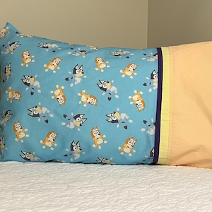 Bluey and Bingo Standard Size Pillowcase Novelty Gift Kids Room ...