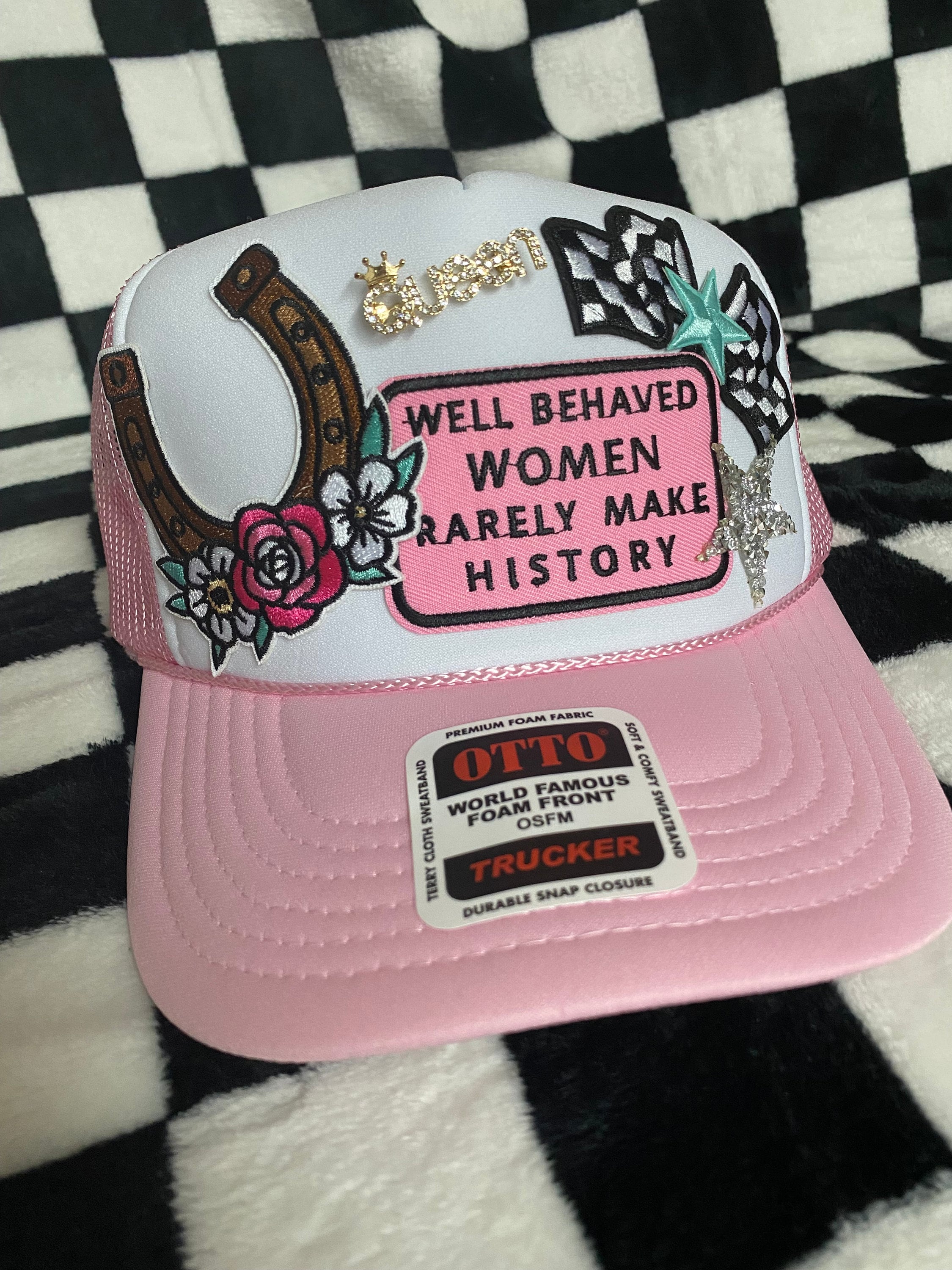 Trucker Hat With Patches, Hat, Trucker, Patch, Iron On, Custom Trucker ...