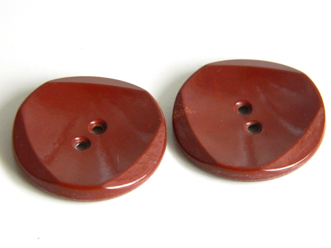 2 Large Brown Colt 1930's Buttons, Vintage Buttons, Craft Buttons ...