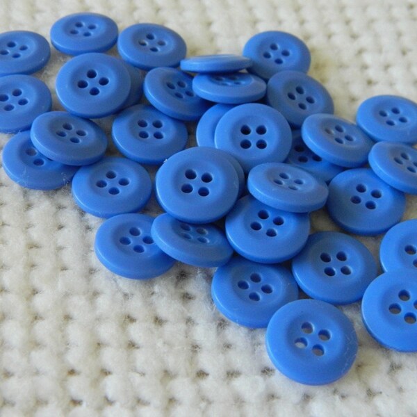 Blue Sewing Buttons - Etsy