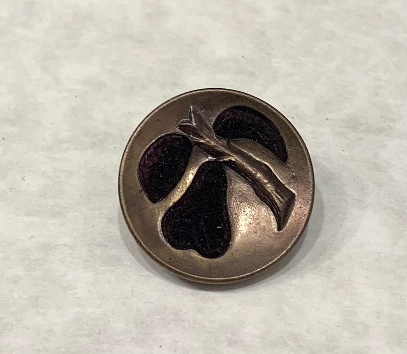 Antique 19th Century pears Perfume Button-just Over 7/8 Across ...