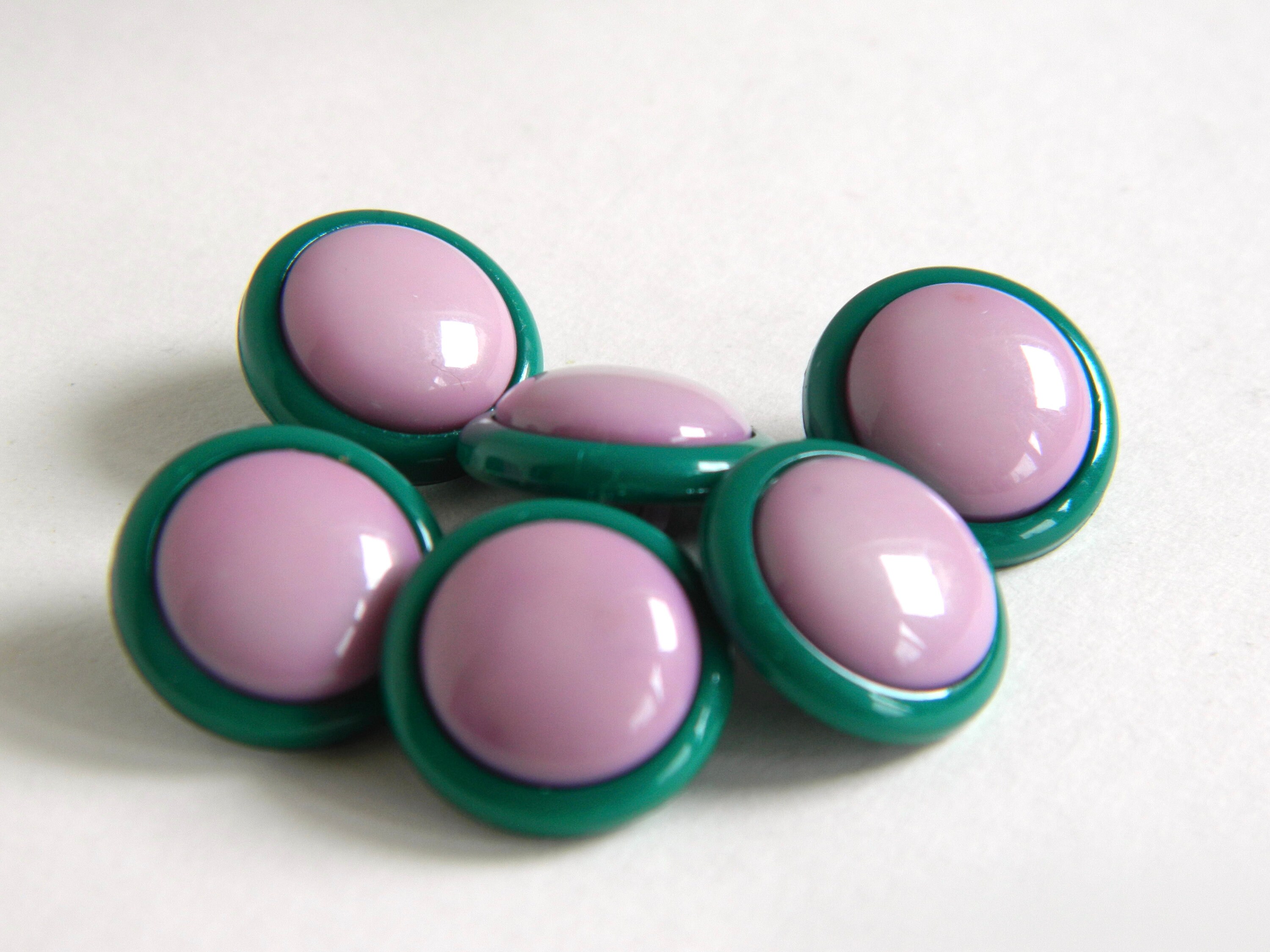 Vintage Lavender and Green Snap Together Buttons Buttons - Etsy