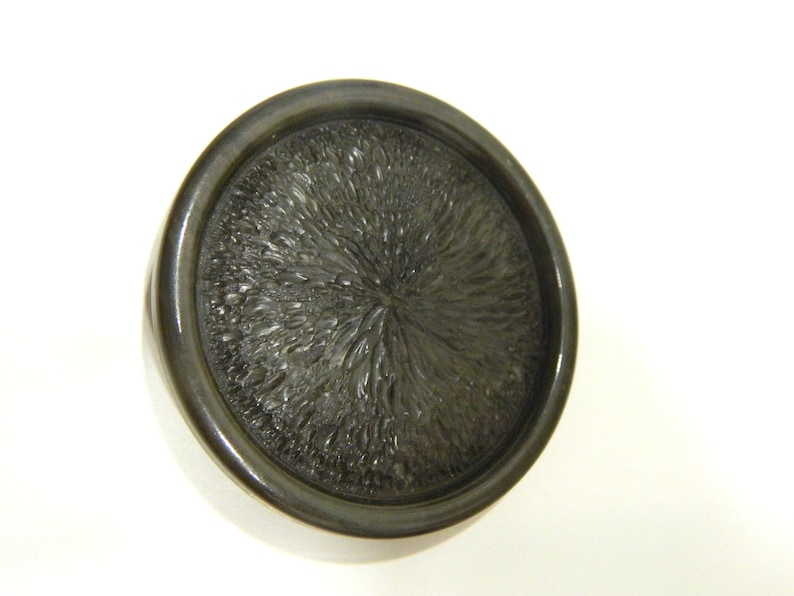 Extra Extra Large Gray Vintage Button With Textured Center Button ...