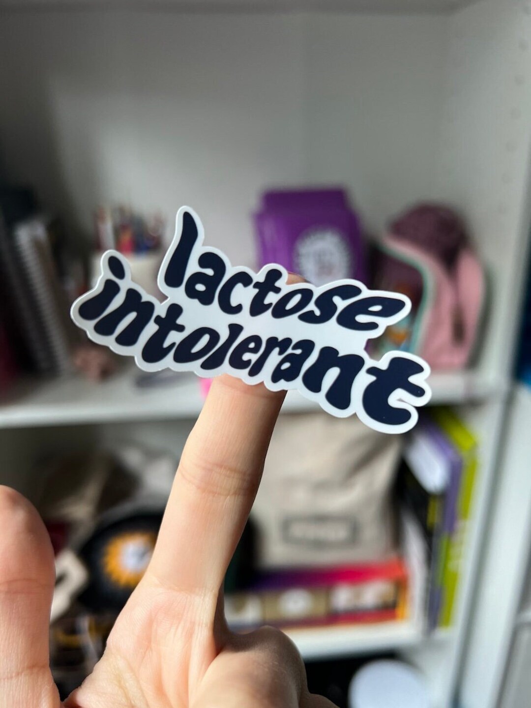 Lactose Intolerant Sticker - Etsy