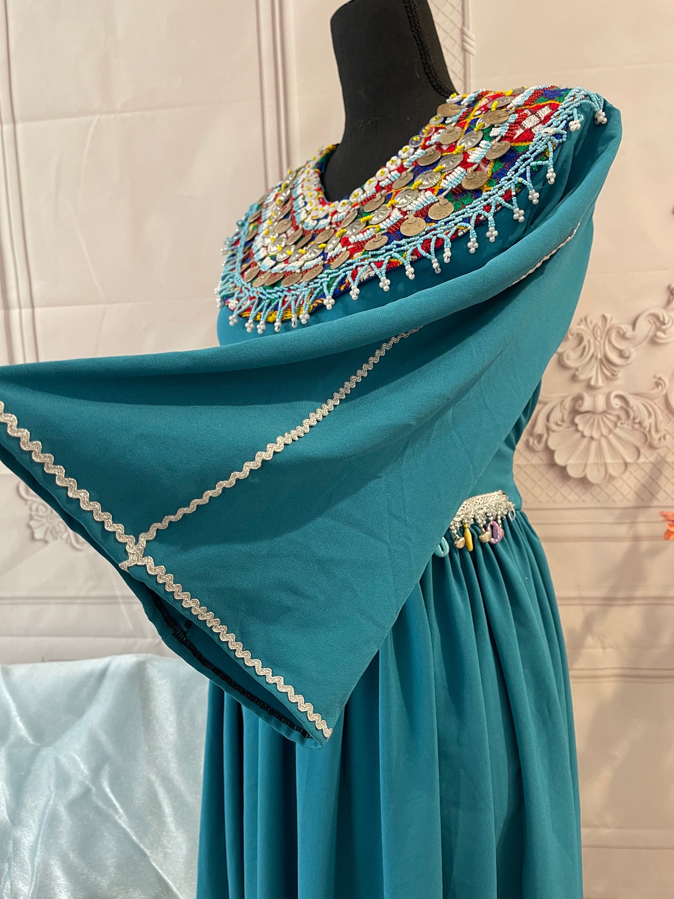 Afghan Handmade Dress Set - Afghani Women Dress, Long Party Wear - SALE ...