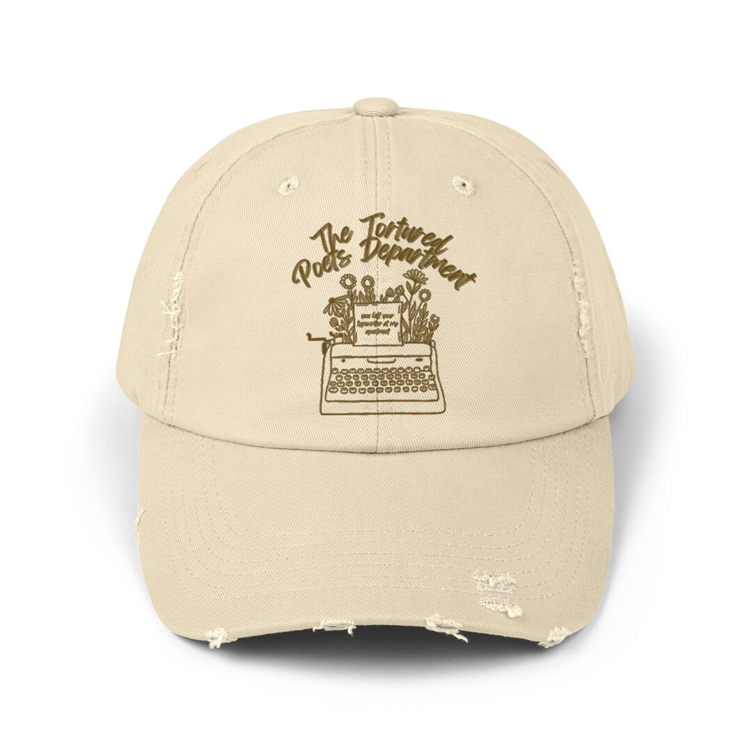 The Tortured Poets Department Floral Typewriter Cute Hat Unisex ...