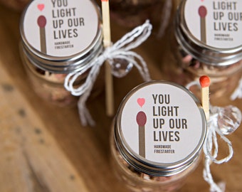 Fire Starter Label - Etsy