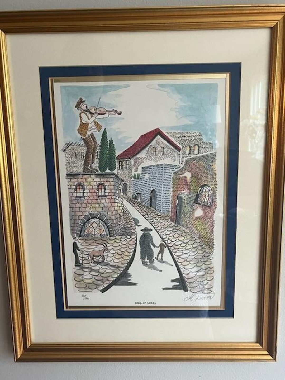 Moshe Dadon Lithograph Song of Songs Limited Edition - Etsy