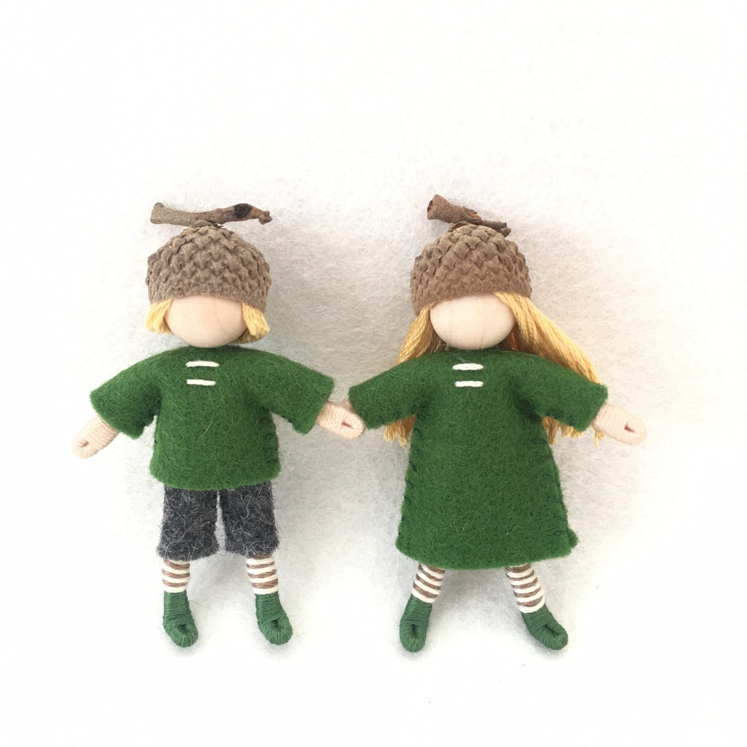 Acorn Cap Dolls Waldorf Dolls Bendy Dolls Wee Folk - Etsy