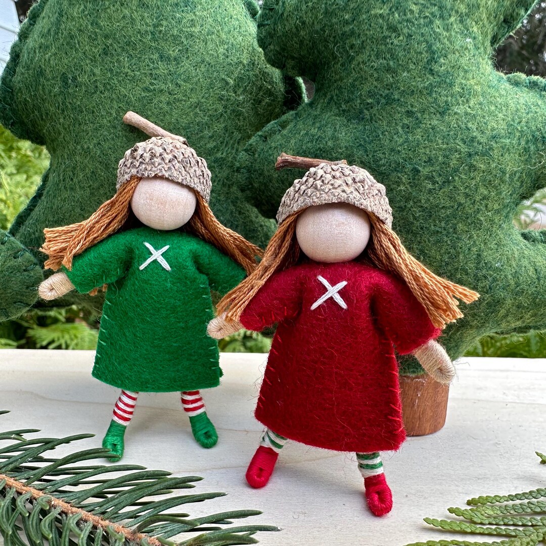 Acorn Cap Dolls | Waldorf Dolls | Bendy Dolls | Wee Folk | Waldorf ...