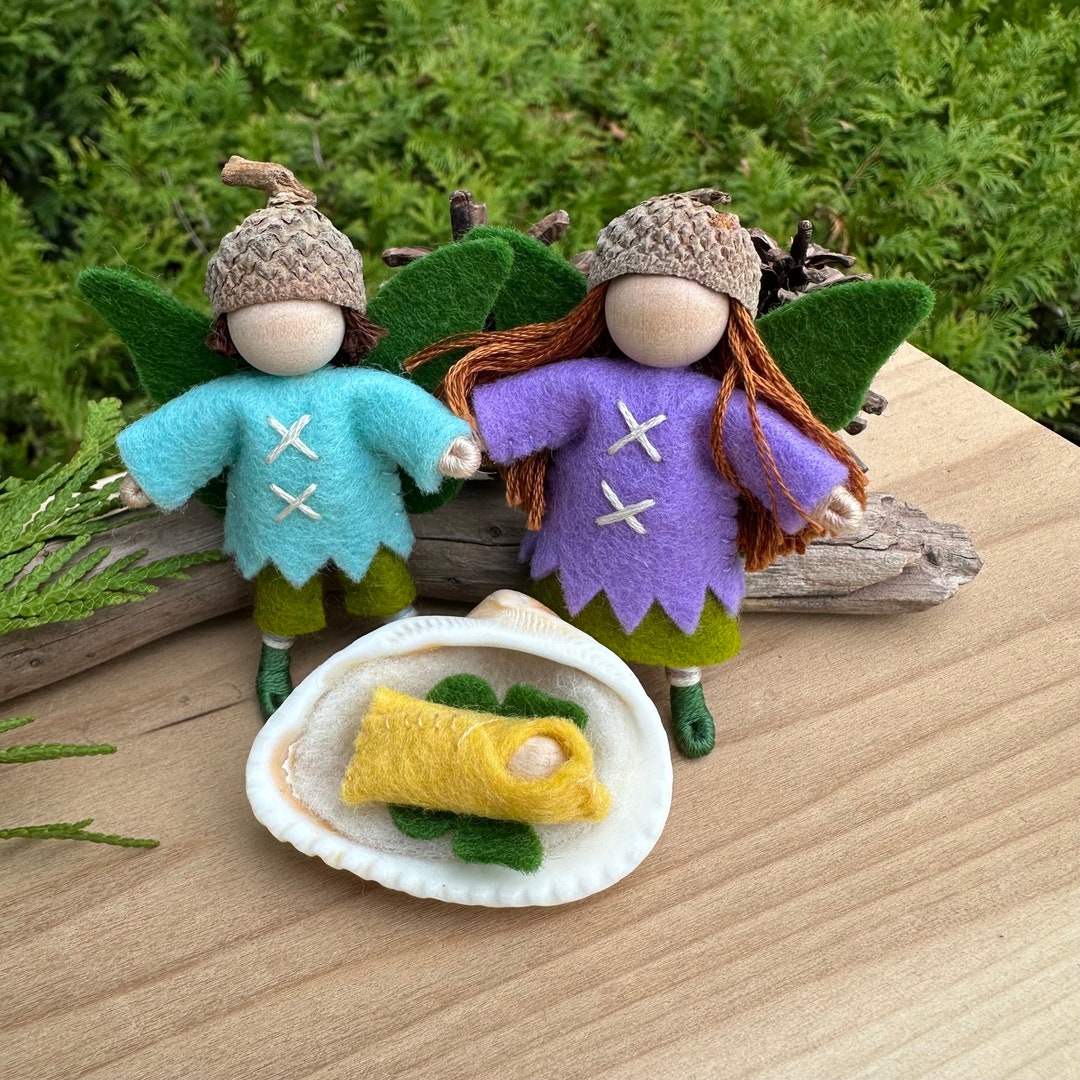 Fairy Family, Acorn Fairies, Waldorf Fairies, Dollhouse Family, Bendy ...