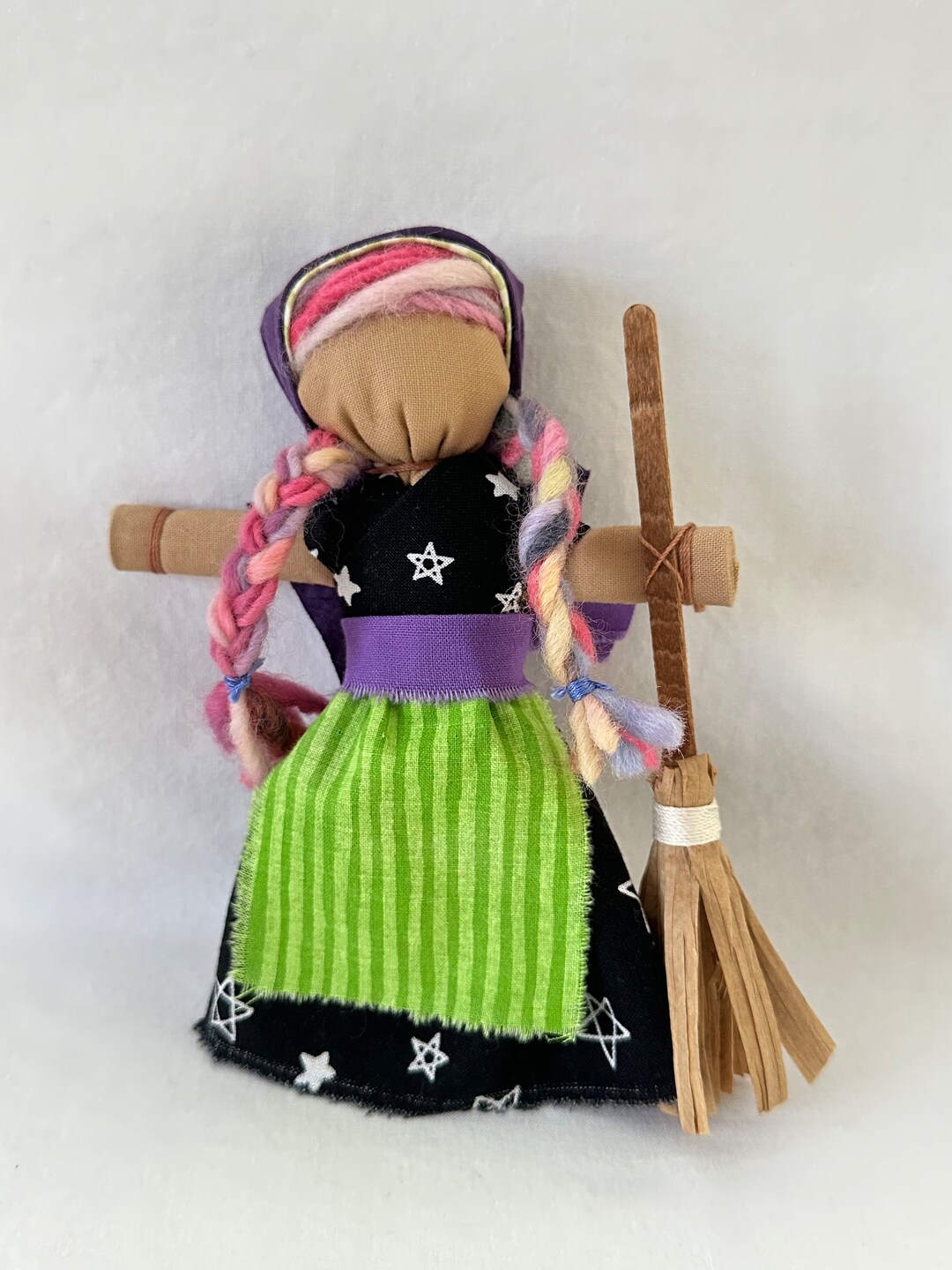 Little Cottage Witch | Witch Doll | Rag Doll | Slavic Doll | Halloween ...
