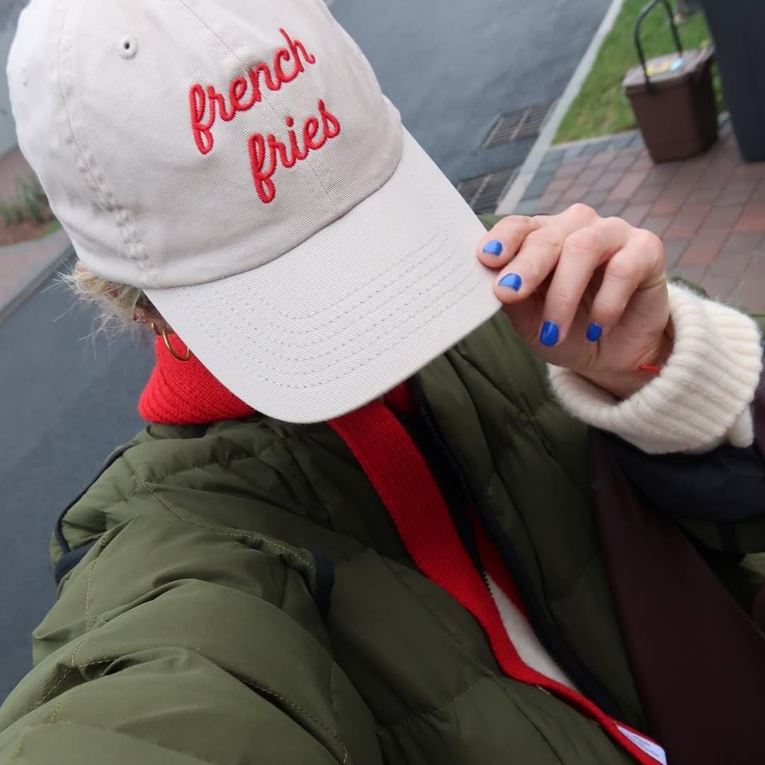 French Fries Baseball Cap-food Dad Hat- French Fries Gift Hat ...