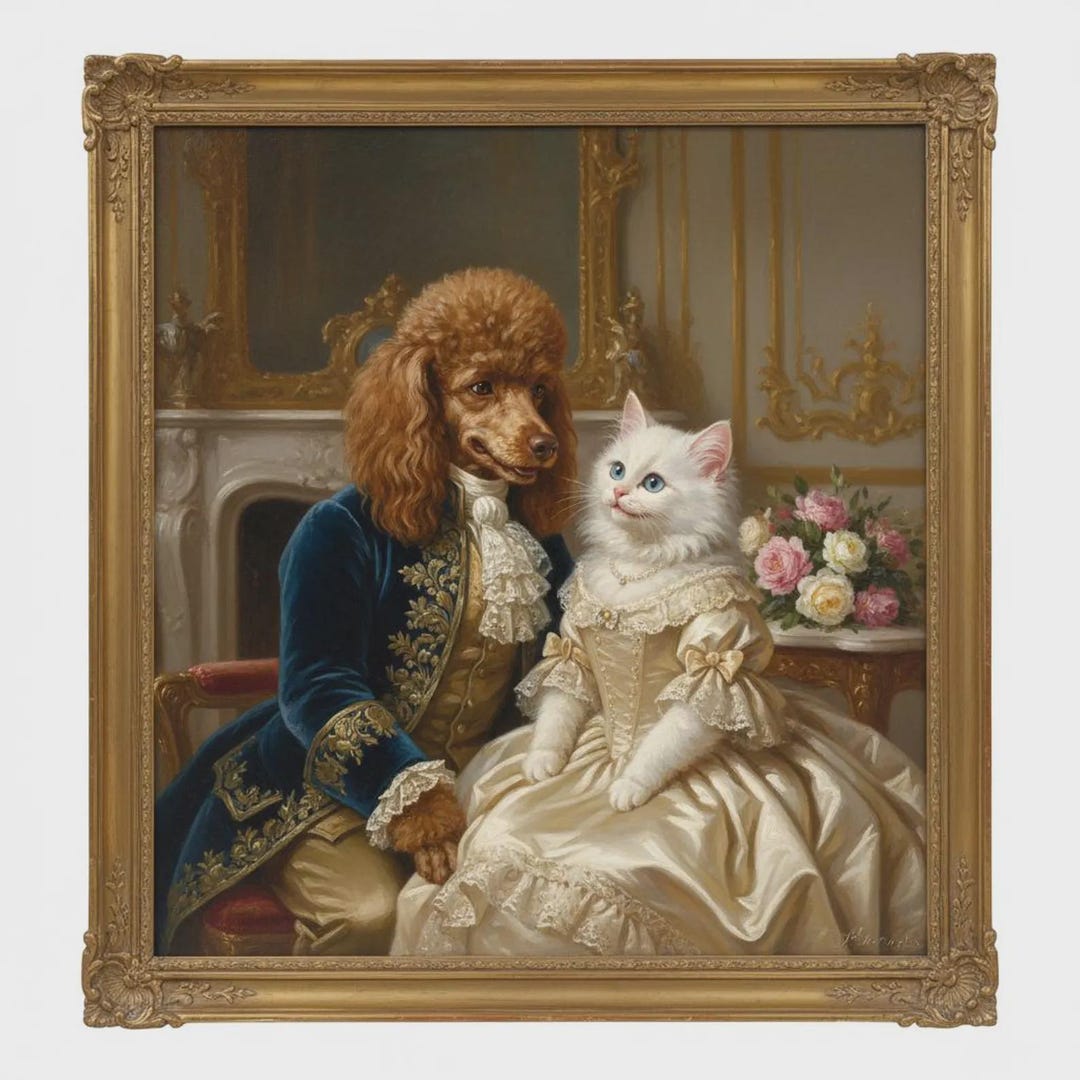 Whimsical Pet Portrait - Etsy