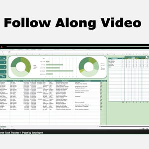 Employee Task Tracker Excel | Team Status Priority Report | Task ...