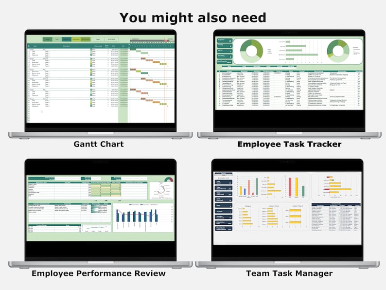 Employee KPI Tracker | Daily Input - Monthly Comparison - Etsy