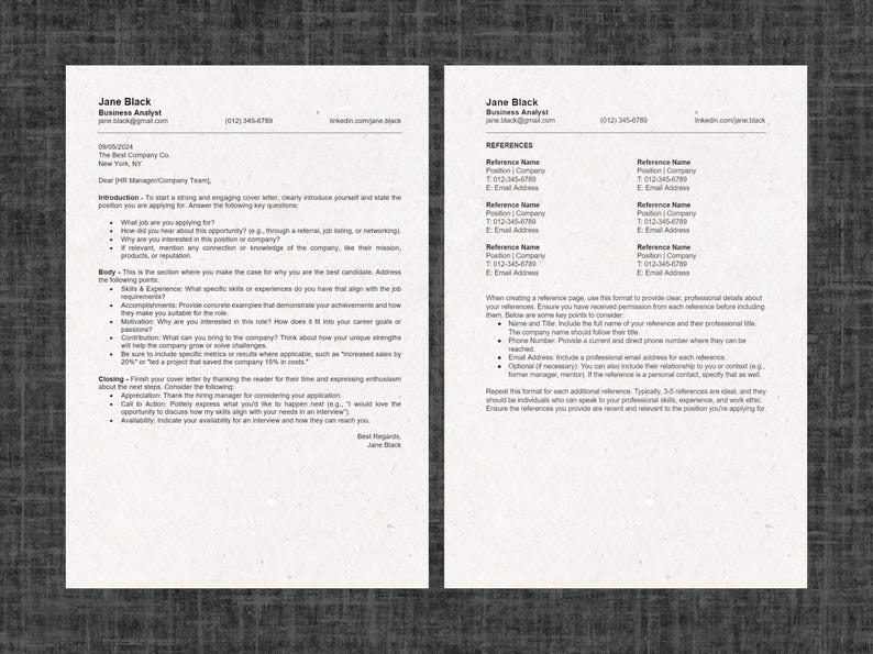 Project Manager Resume Writing Guide Ats-friendly Resume Template Guide ...