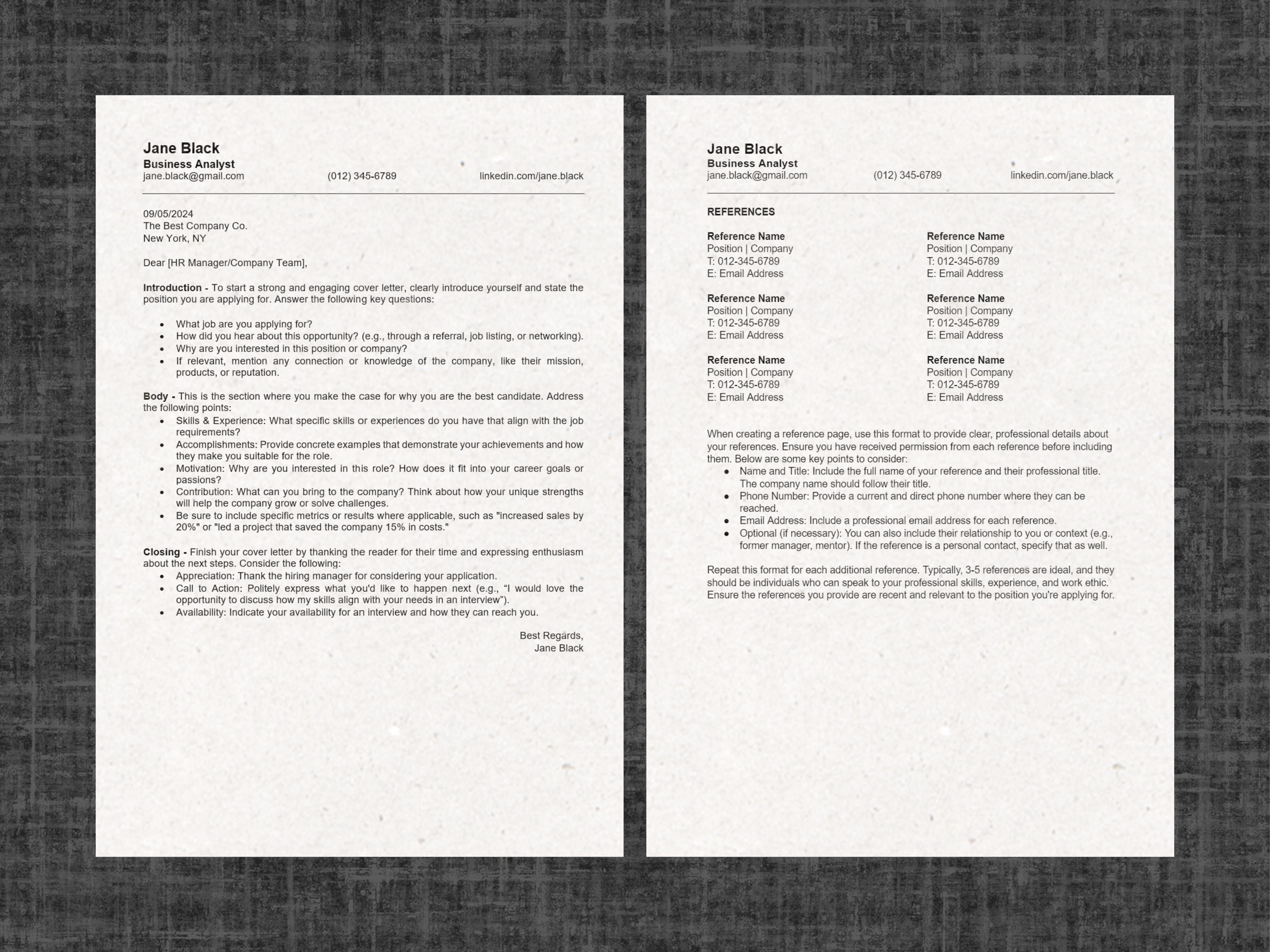 Project Manager Resume Writing Guide Ats-friendly Resume Template Guide ...