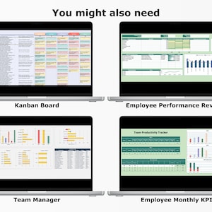Employee Task Tracker: Team Project Management (excel & Google Sheets ...