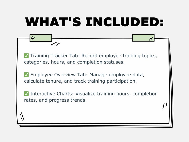 Employee Training Tracker Template for Excel, Training Progress Log ...