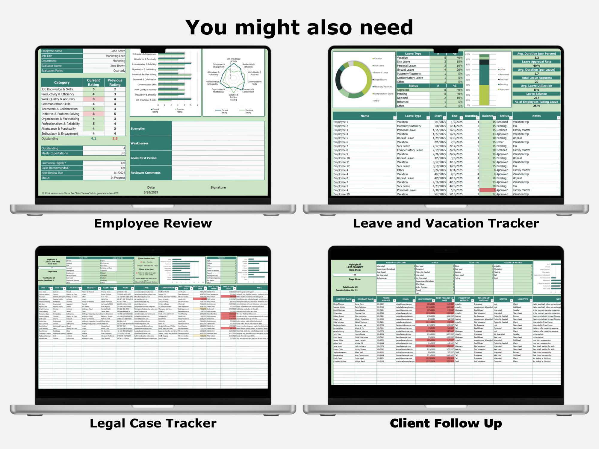 Therapist Client Case Tracker | Mental Health Log (excel & Google ...