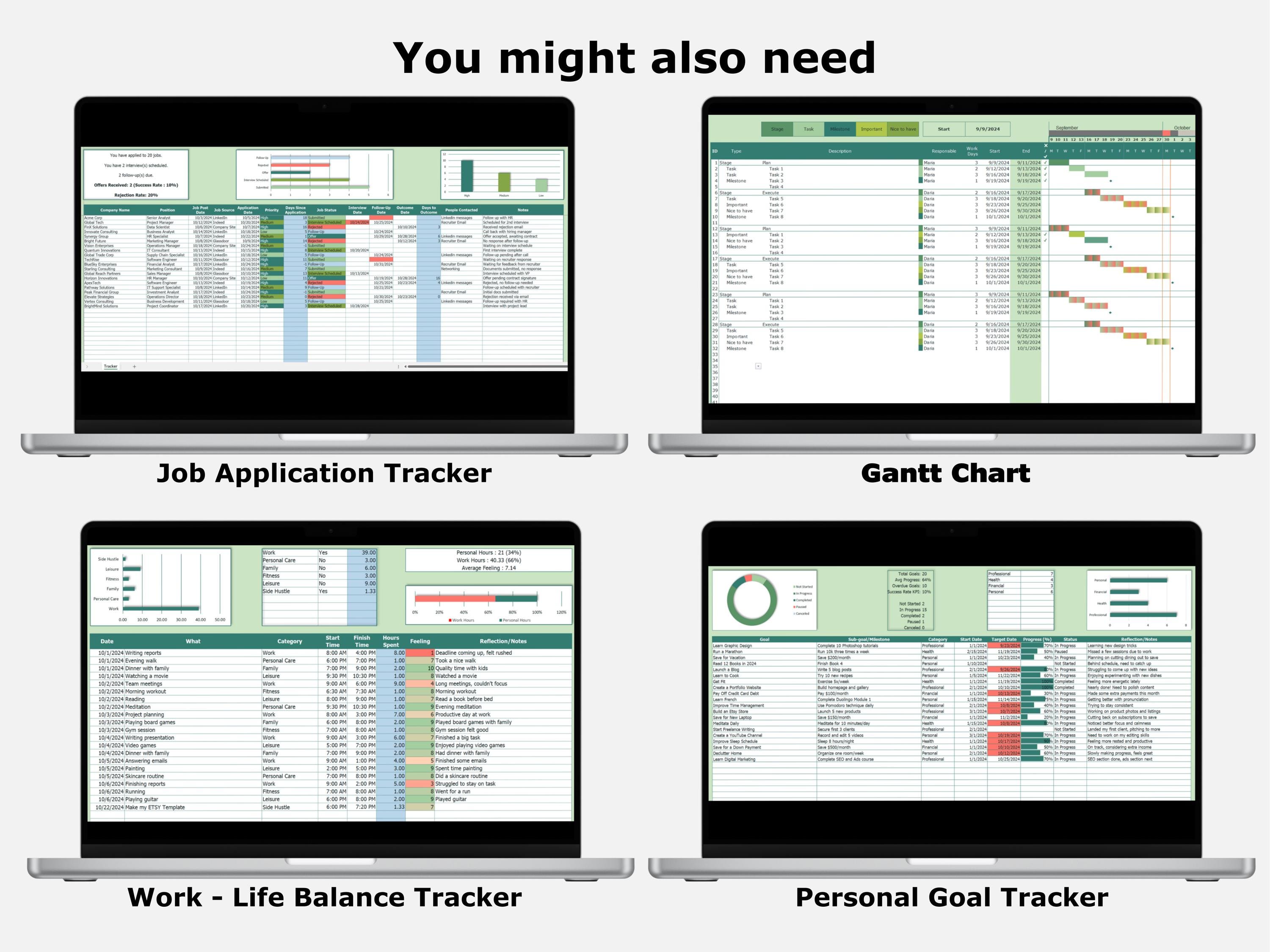 Freelancer Work Hours Tracker: Excel & Google Sheets Template - Etsy