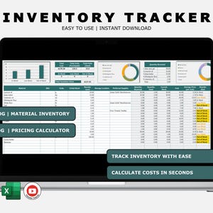 Raw Inventory Excel - Etsy